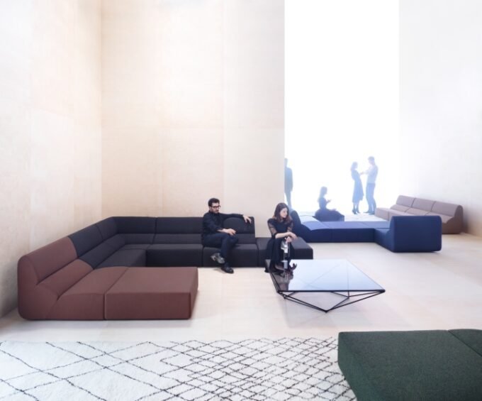 layout modular sofa - NUANS