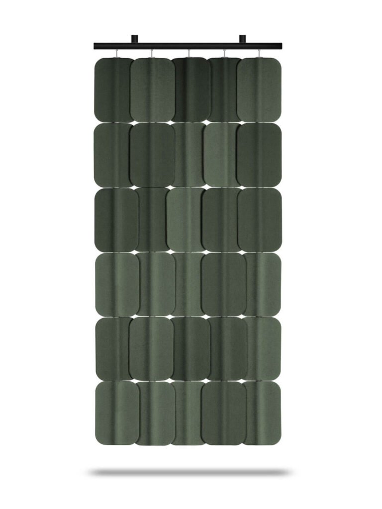 patch room divider with wooden panels - NUANS