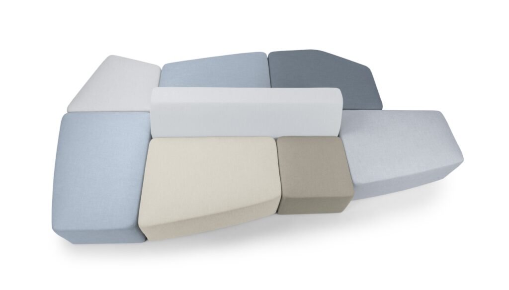 stone modular seating - NUANS