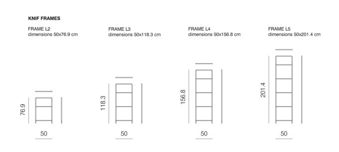 knif modular shelving system - NUANS
