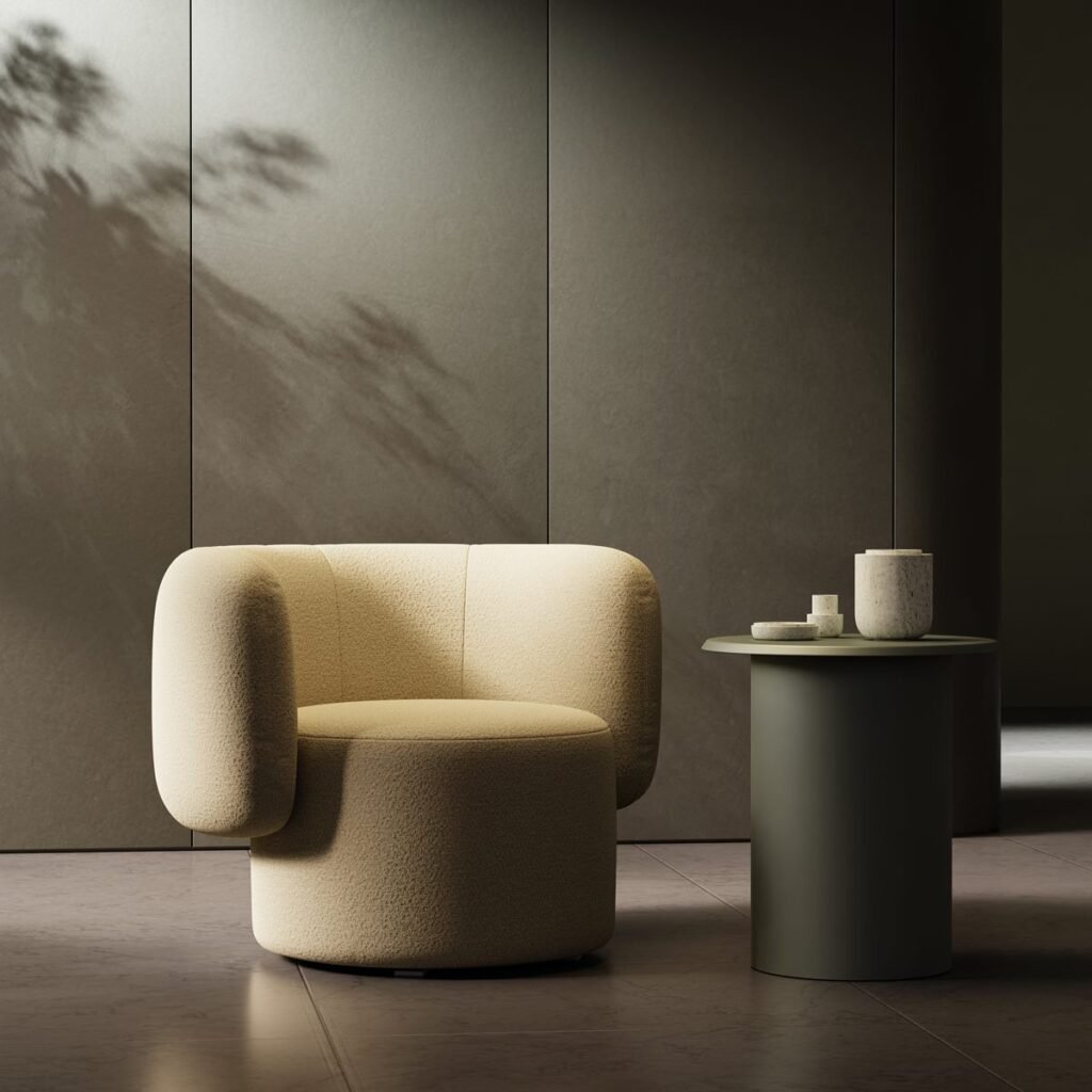 ora swivel lounge chair - NUANS