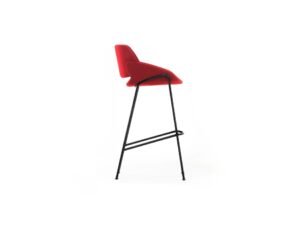 monk barstool with backrest - NUANS