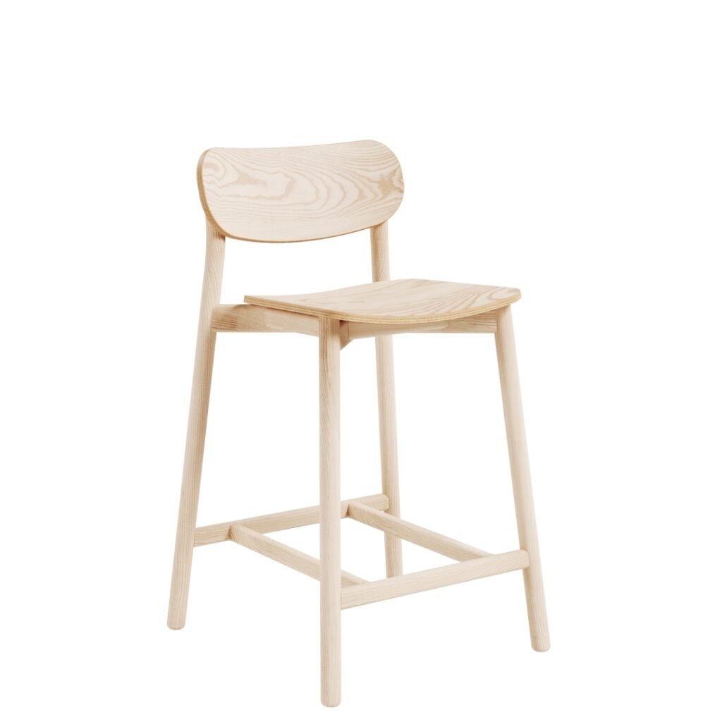 ojai wood counter stool - NUANS